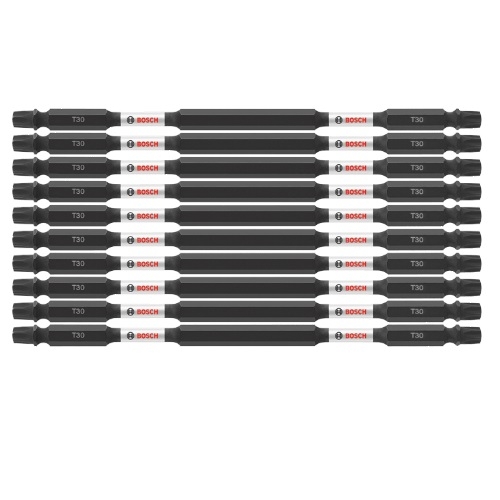Bosch 6-in Impact Tough Double-Ended Bit, T30, 10 Pack (Bosch ITDET306B ...