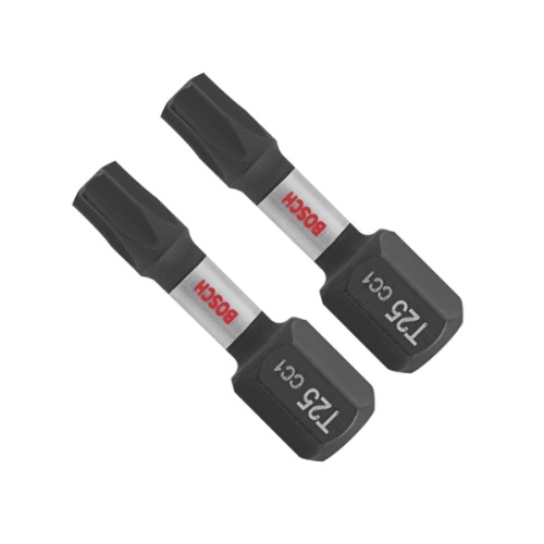 Bosch 1-in Driven Impact Insert Bit, T25, 2 Pack (Bosch ITDT25102 ...