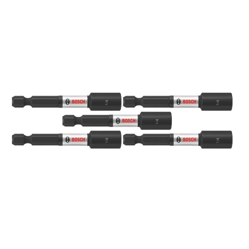 Bosch 1/4-in x 2-9/16-in Impact Tough Nutsetter, 5 Pack (Bosch ITNS142B ...