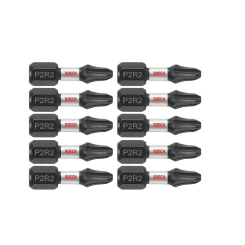 Bosch 1-in Impact Tough Insert Bit, Combo, P2R2, 10 Pack (Bosch ...