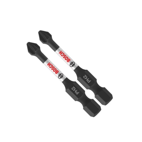 Bosch 2-in Impact Tough Power Bit, P2, 2 Pack (Bosch ITPH2202 ...