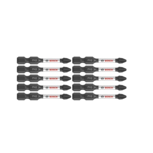 Bosch 2-in Impact Tough Power Bit, P2, 10 Pack (Bosch ITPH22B ...