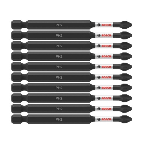 Bosch 3-1/2-in Impact Tough Power Bit, P2, 10 Pack (Bosch ITPH235B ...