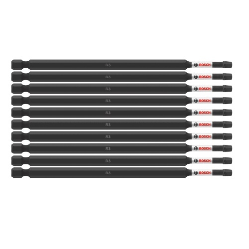 Bosch 6-in Impact Tough Power Bit, R3, 10 Pack (Bosch ITSQ36B ...