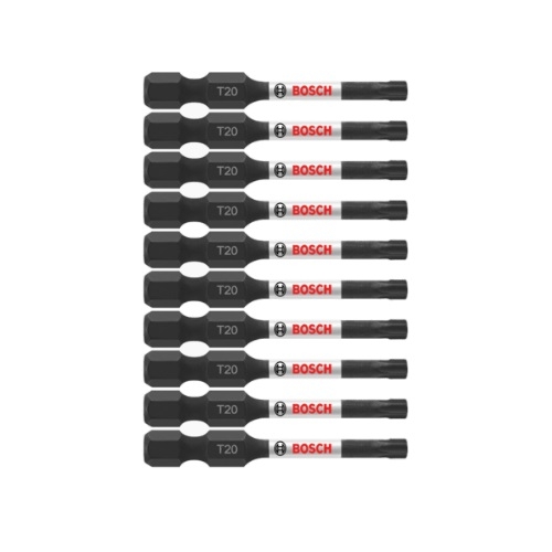 Bosch 2-in Impact Tough Power Bit, T20, 10 Pack (Bosch ITT202B ...