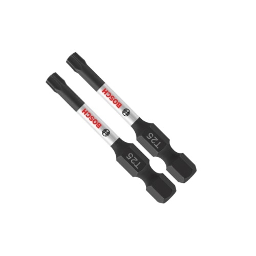 Bosch 2-in Impact Tough Power Bit, T25, 2 Pack (Bosch ITT25202 ...
