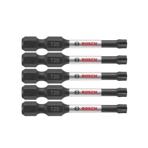 Bosch 2-in Impact Tough Power Bit, T25, 5 Pack (Bosch ITT25205 ...