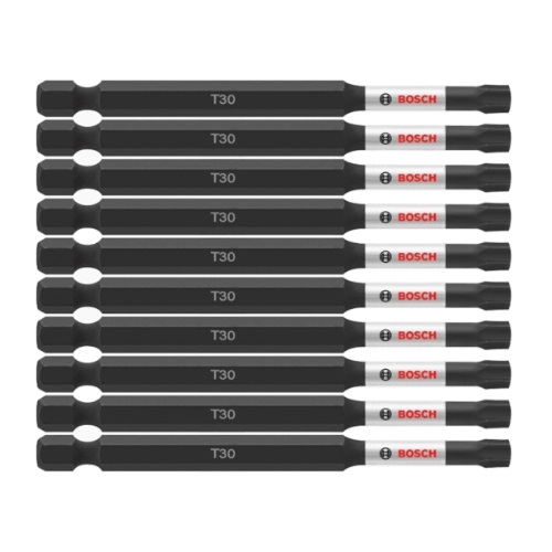 Bosch 3-1/2-in Impact Tough Power Bit, T30, 10 Pack (Bosch ITT3035B ...