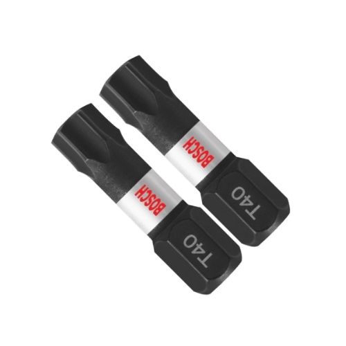 Bosch 1-in Impact Tough Insert Bit, T40, 2 Pack (Bosch ITT40102 ...