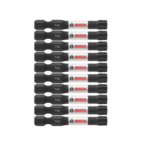 Bosch 2-in Impact Tough Power Bit, T40, 10 Pack (Bosch ITT402B ...