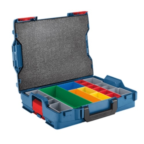 Bosch Stackable L-Boxx Tool Storage Case w/ 13 Piece Insert Set, Size 1 ...