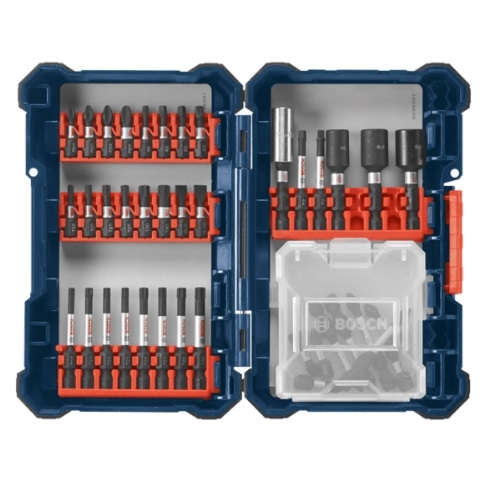 Bosch 40 pc. Impact Tough Screwdriving Set w/ Case (Bosch SDMS40 ...
