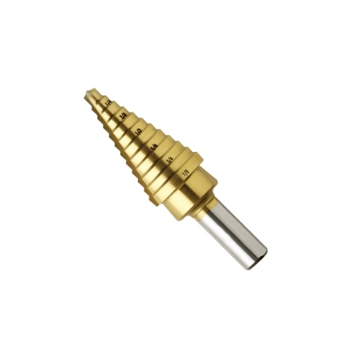 Bosch 3/16-in to 7/8-in Step Drill Bit, Titanium (Bosch SDT2 ...