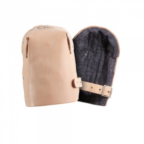 Custom LeatherCraft Heavy Duty Knee Pads, Leather, Tan (Custom ...