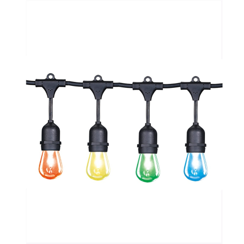 CyberTech 0.6W 24-ft LED String Light, 2-Pin, 120V, RGB (CyberTech ...