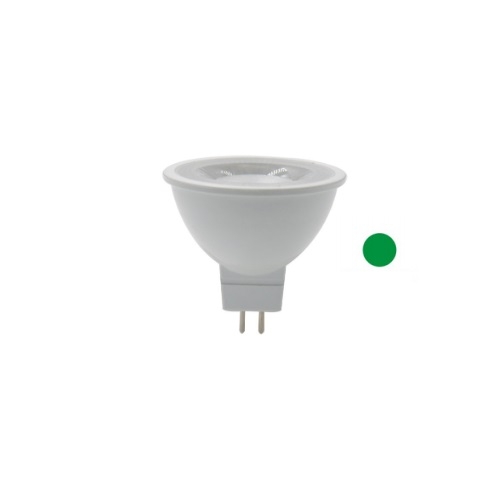 CyberTech 3W LED MR16 Bulb, GU5.3, 12V, Green (CyberTech LB3MR16/GR ...