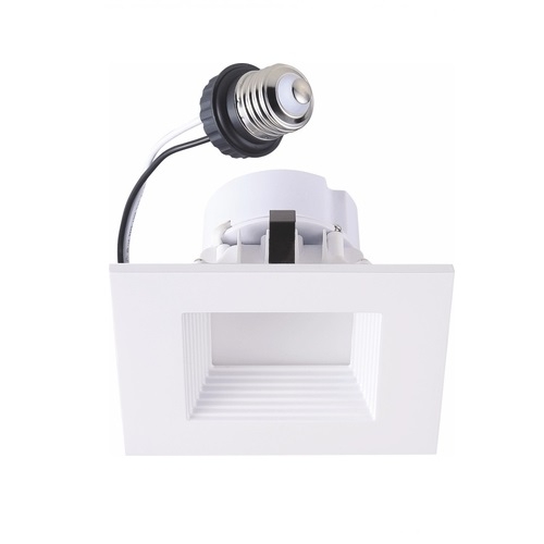 CyberTech 4" 12W LED Square Recessed Can Retrofit Kit, 50W Inc ...