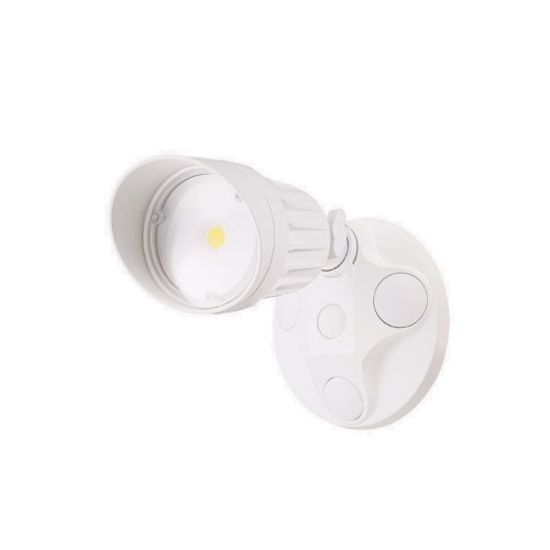 CyberTech 10W LED Single Head Security Light, 820 lm, 5000K, White ...