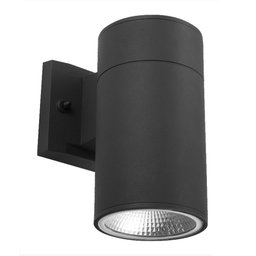 CyberTech 12W 4-in LED Cylinder Wall Sconce, 120V, CCT Select, Matte ...