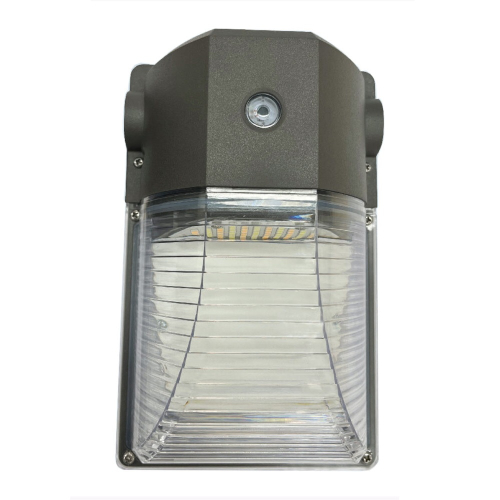 CyberTech 18W 9.42-in LED Semi Cut-Off Wall Pack w/ Photocell, CCT ...