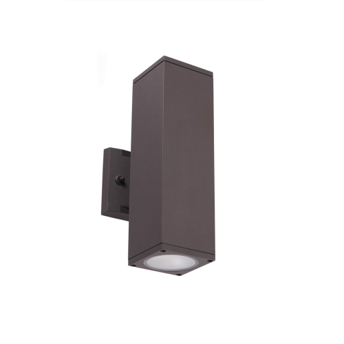 CyberTech 24W 11.83-in Up/Down Wall Sconce, Square, 120V, 5000K, Matte ...