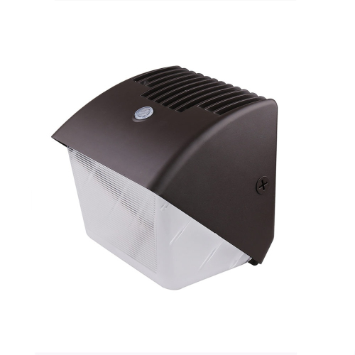 CyberTech 29W 8.5-in Semi Cut-Off Wall Pack, 100V/277V, 5000K, Bronze ...