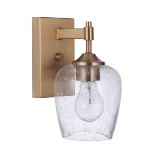 Craftmade Stellen Wall Sconce Fixture w/o Bulb, 1 Light, E26, Satin ...