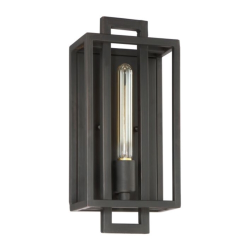 Craftmade Cubic Wall Sconce Fixture w/o Bulb, 1 Light, E26, Aged Bronze ...