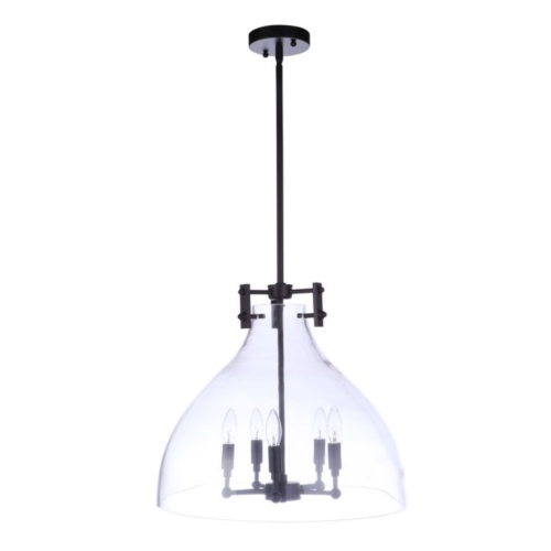 Craftmade Chardonnay Large Pendant Light Fixture w/o Bulbs, 5 Lights ...