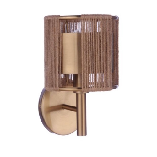 Craftmade Kensey Wall Sconce Fixture w/o Bulb, 1 Light, E26, Satin ...
