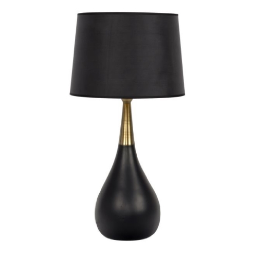 Craftmade Poly and Metal Base Table Lamp Fixture w/o Bulb, E26, Black ...
