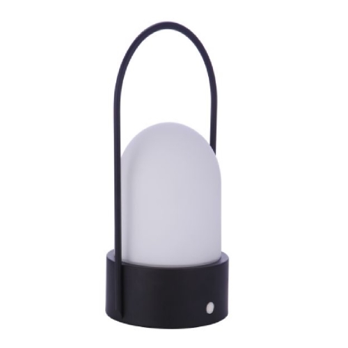 Craftmade 5W LED Outdoor Rechargeable Portable Globe Table Lamp, 3000K ...