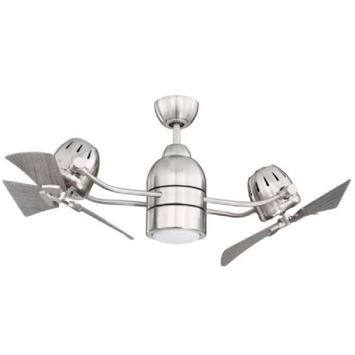 Craftmade 50-in 78W Bellows Duo Indoor Ceiling Fan, 3-Speed, 6-Blade ...