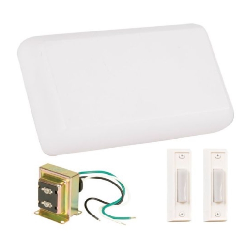 Craftmade Horizontal & Vertical Builder Chime Kit w/ Transformer, Chime ...