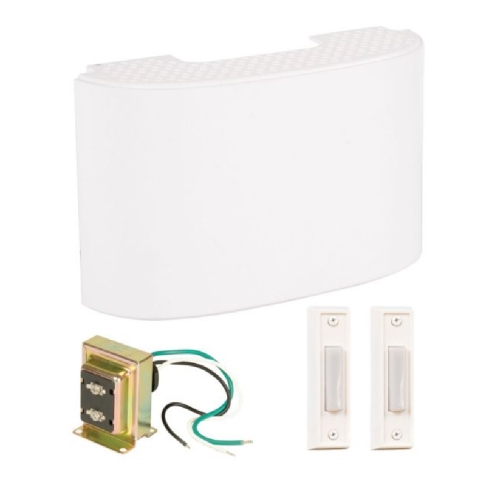 Craftmade Contemporary Builder Chime Kit w/ Transformer, Chime & 2 ...