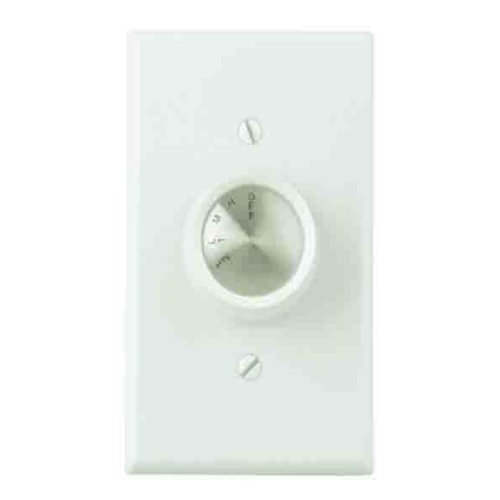Craftmade 4-Speed Indoor Rotary Fan Control, 1.5 Amp, White (Craftmade ...
