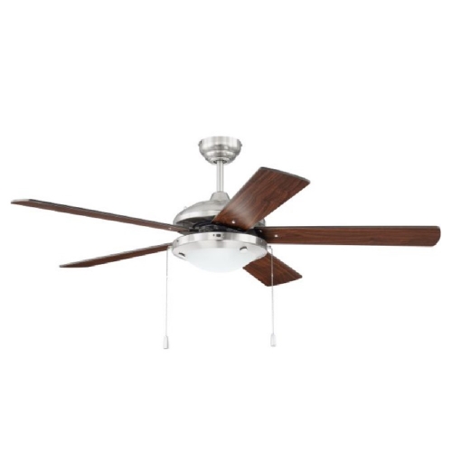Craftmade 52-in 63W Nikia Ceiling Fan w/ Bulb, 3-Speed, 5-Blade ...