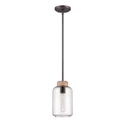 Craftmade Mini Pendant Light Fixture w/o Bulb, 1 Light, E26, Espresso ...