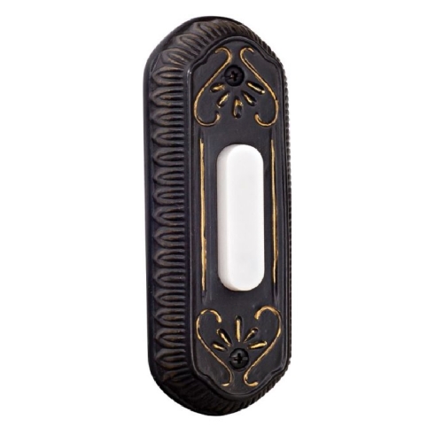 Craftmade 0.2W LED Designer Ornate Lighted Push Button, Antique Bronze ...