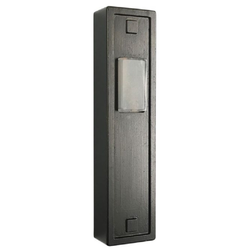 Craftmade 0.2W LED Traditional Rectangular Lighted Push Button, Antique ...