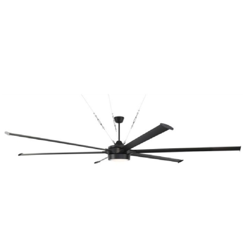 Craftmade 120-in 146W Prost 120 Ceiling Fan w/ Bulb, 6-Speed, 6-Blade ...
