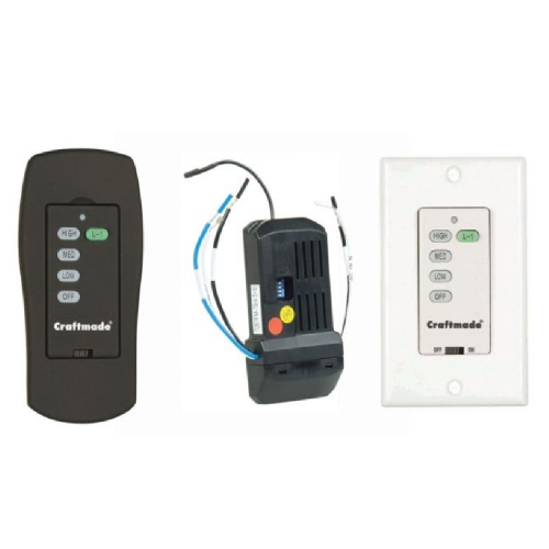 Craftmade Universal Intelligent Receiver, Hand Set & Wall Control, 3 ...