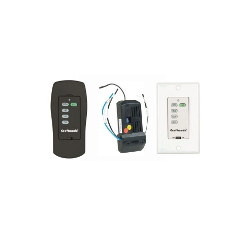 Craftmade Universal Intelligent Receiver, Hand Set & Wall Control, 3 ...