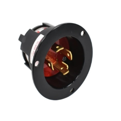 Eaton Wiring 30 Amp Color Coded Locking Flanged Inlet, 4-Pole, 5-Wire ...
