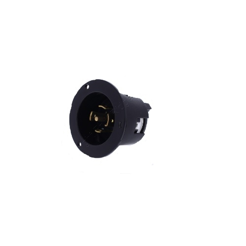 Eaton Wiring 30 Amp Color Coded Locking Flanged Inlet, 4-Pole, 5-Wire ...
