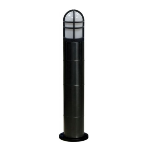 Dabmar 12W LED Fiberglass Bollard Light, 120V-277V, 3000K, Black ...