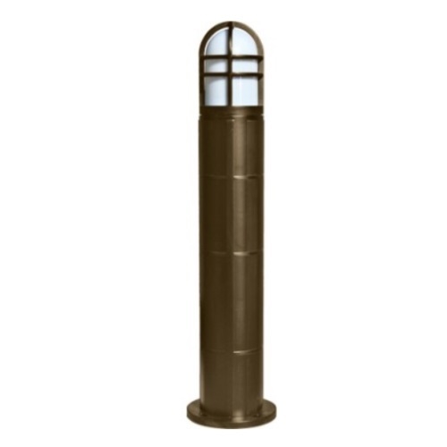 Dabmar 6W LED Fiberglass Bollard Light, Surface Mount, 120V, 3000K ...