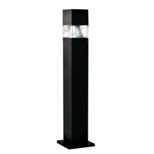 Dabmar 20W LED Square Fiberglass Bollard Light, 120V-277V, 5000K ...