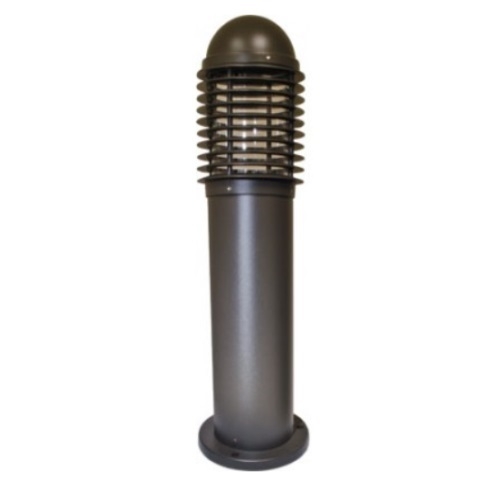 Dabmar 9W LED Caged Aluminum Mini Bollard Light, GU24, 120V, 4000K ...