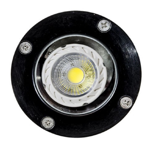 Dabmar 3W LED In-Ground Well Light, 12V, 2-Pin, 65K, Black (Dabmar ...
